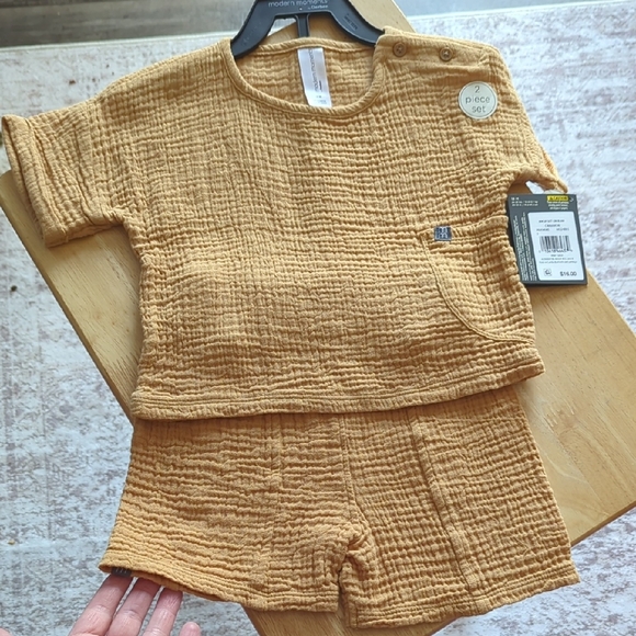 Gerber | Matching Sets | Modern Moments Mustard Yellow Baby Set | Poshmark